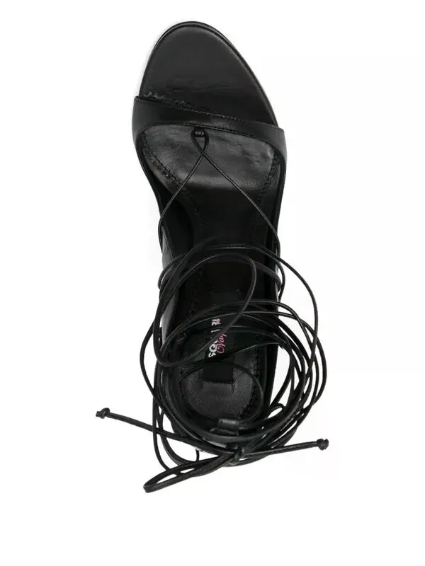 Dsquared2 105mm Leather Heeled Sandals