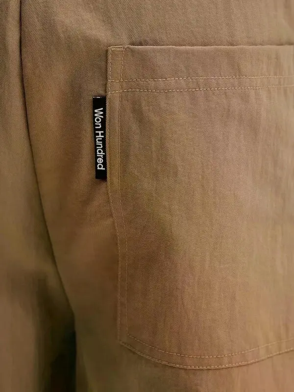 WON HUNDRED Elastic-waistband Shorts - Neutrals