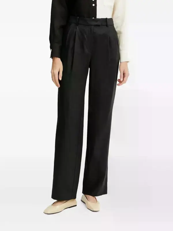 Luisa Spagnoli Pleated Linen Trousers
