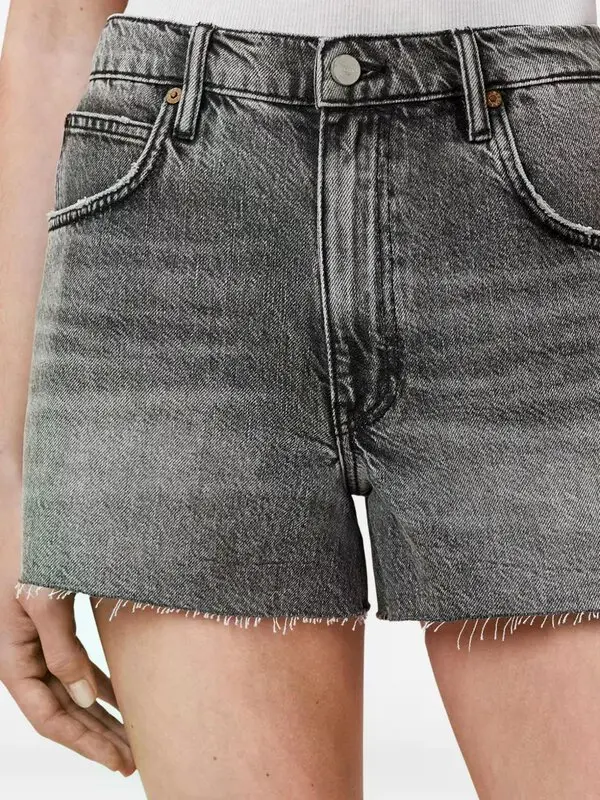 ALLSAINTS Tate Frayed-hem Denim Shorts