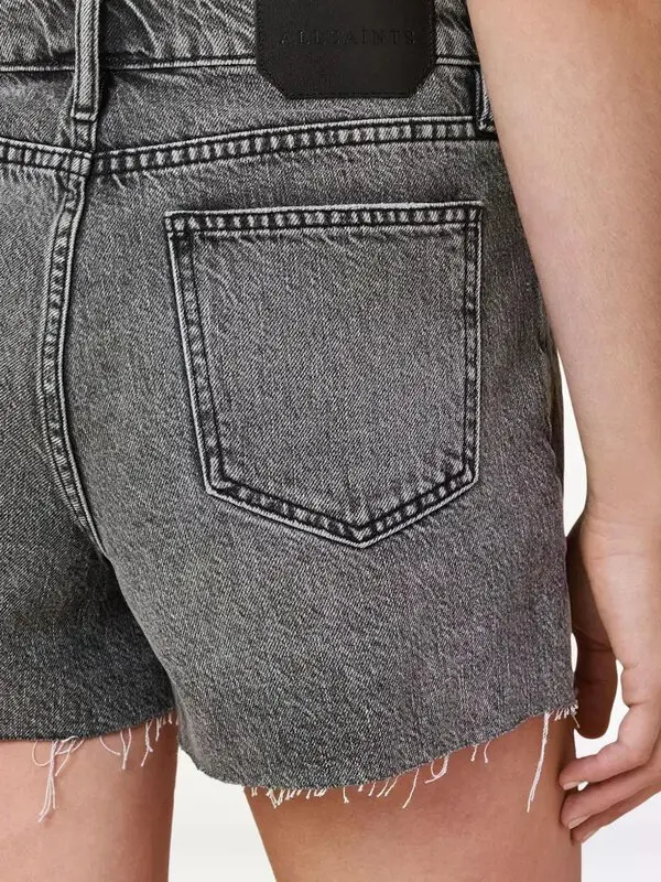 ALLSAINTS Tate Frayed-hem Denim Shorts