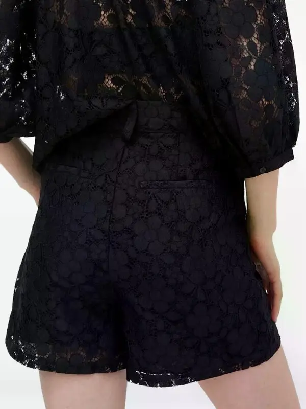Desigual Floral Lace Shorts