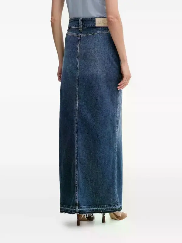 Guess Pocket-split Denim Skirt