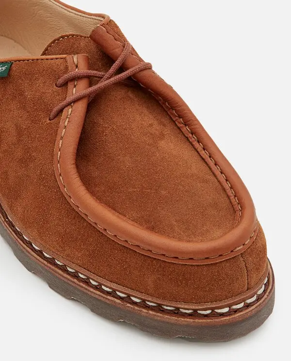 Paraboot Michael Suede Moccasins - Brown