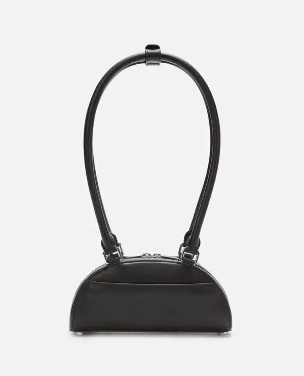 SELF-PORTRAIT Leather Handheld Bag - Black