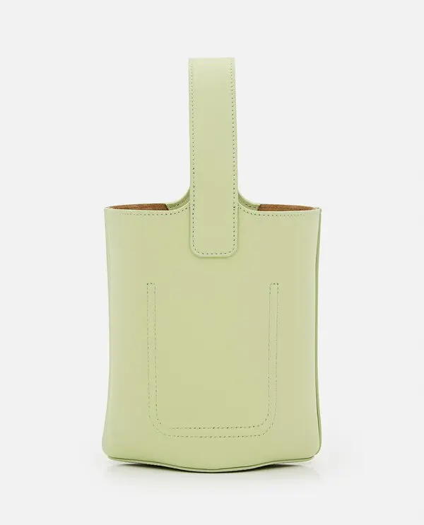 Loewe Mini Pebble Bucket Bag - Green