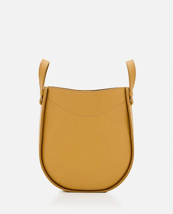 Loewe Hammock Slice Leather Bag - Beige