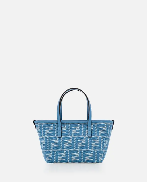Fendi Mini Shopping Bag With Ff Logo
