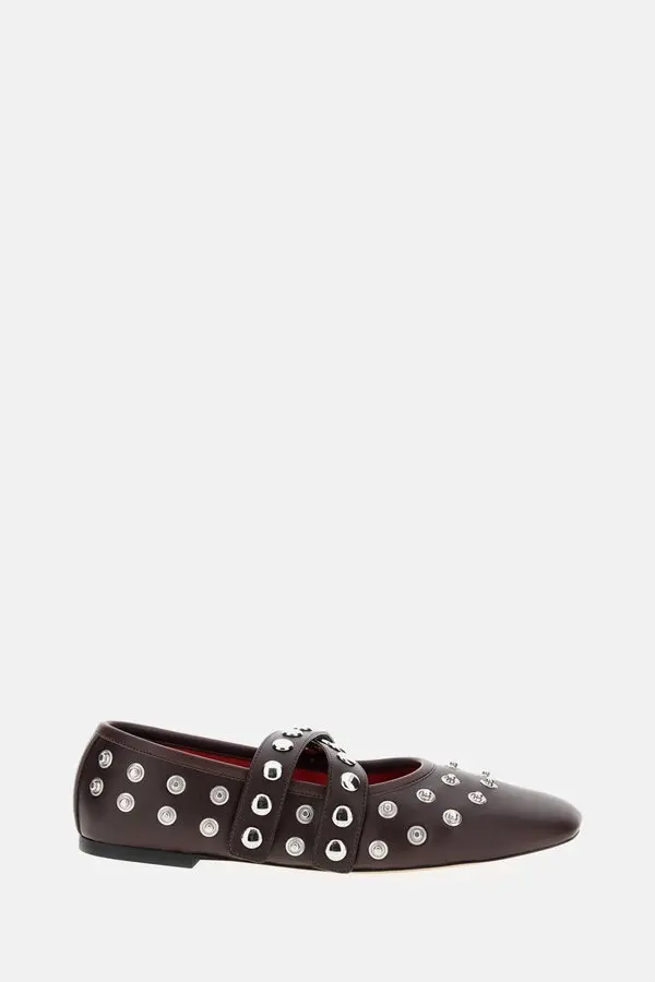Stella McCartney Studded Ballerina Flats