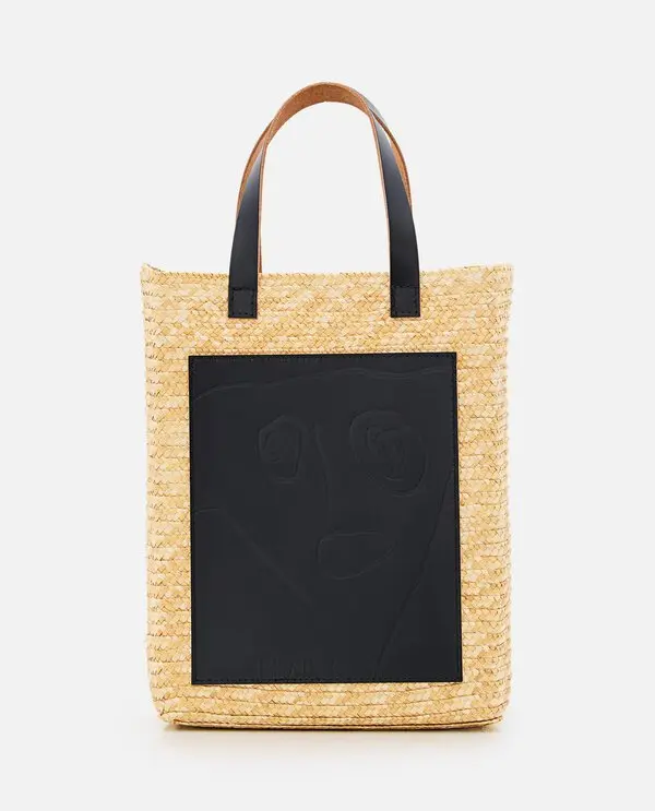 Plan C Borsha Medium Raffia Shopping Bag - Multicolore