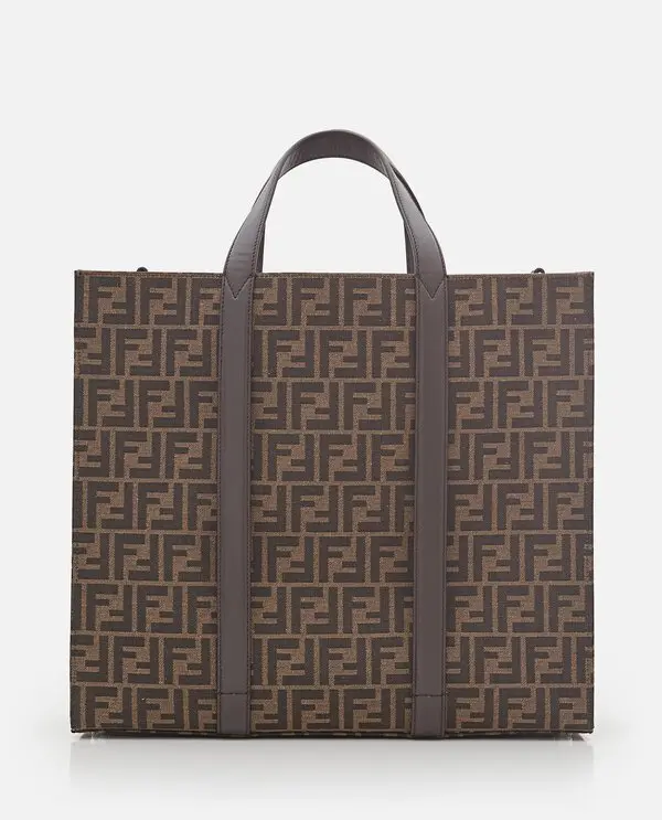 Fendi Ff Tote Bag - Brown