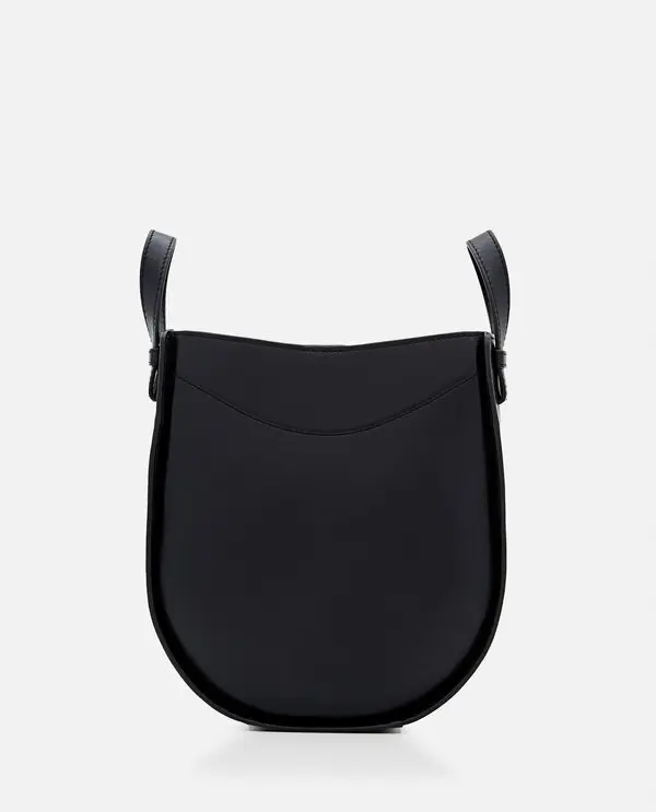 Loewe Hammock Slice Leather Bag - Nero