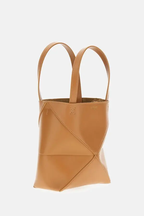 Loewe Puzzle Fold Mini Tote - Brown