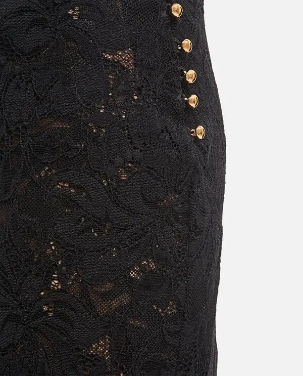 Rabanne Midi Skirt - Nero