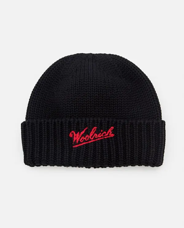 Woolrich Wool Cap - Black