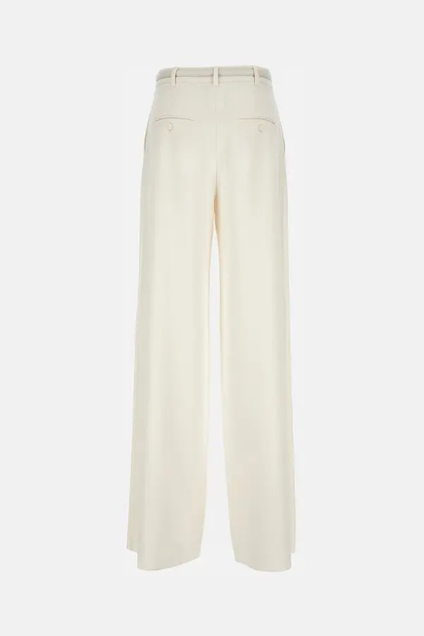Max Mara Trousers With Leather Belt
