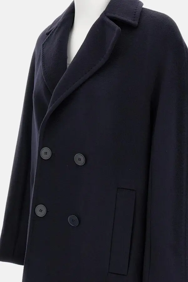 MAX MARA STUDIO Wool Double-breasted Coat