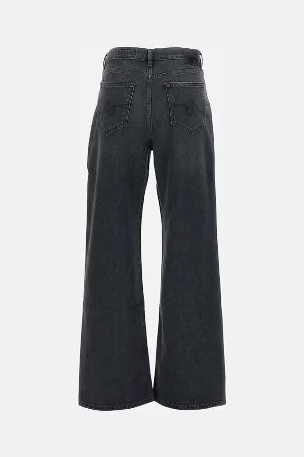Ag Five-pocket Wide Leg Jeans