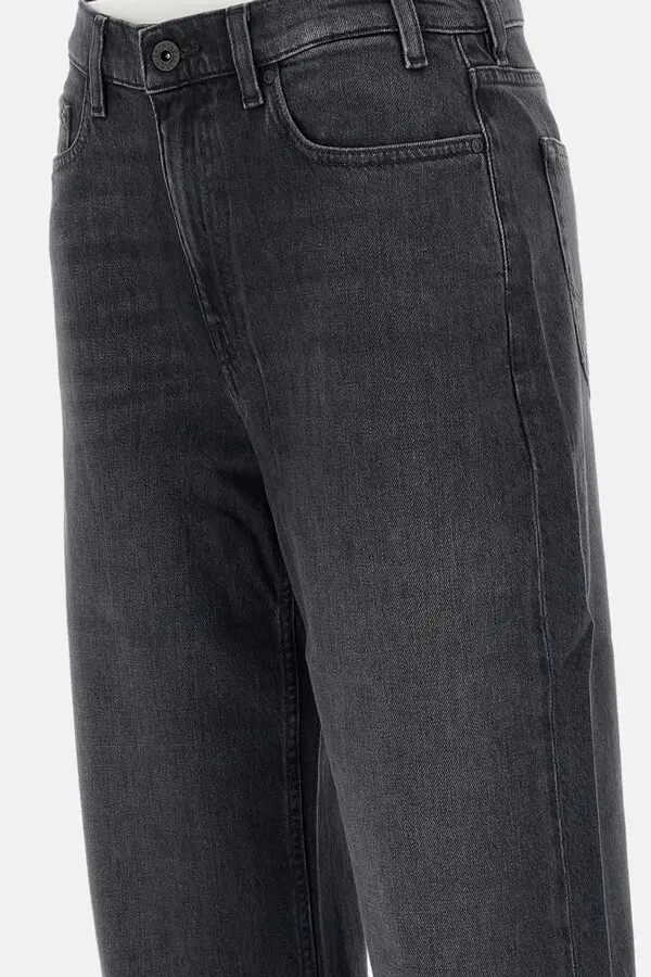 Ag Five-pocket Wide Leg Jeans