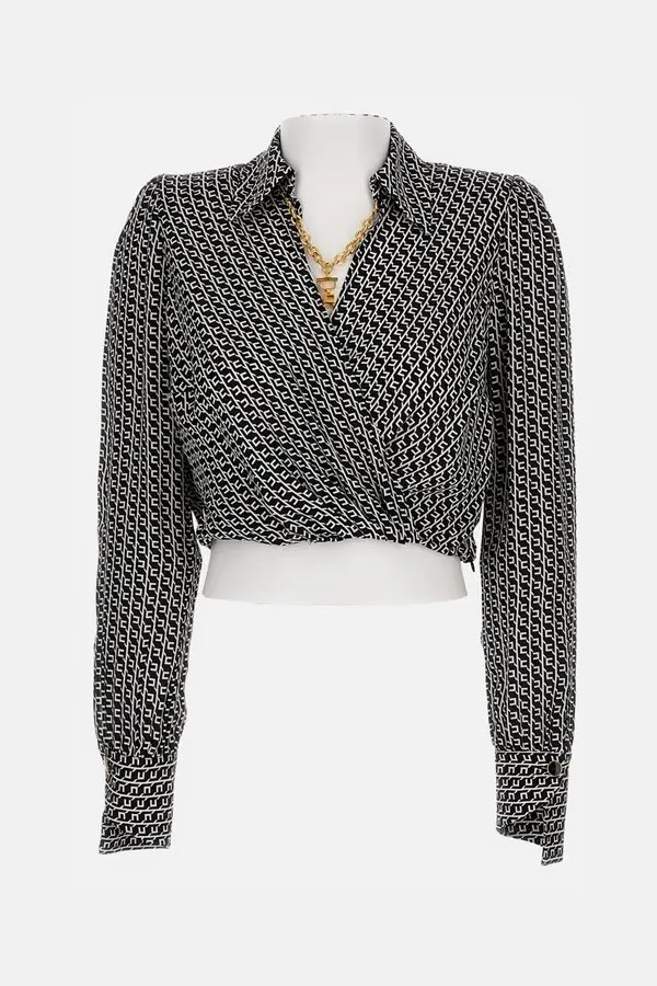 Elisabetta Franchi Logo Print Shirt