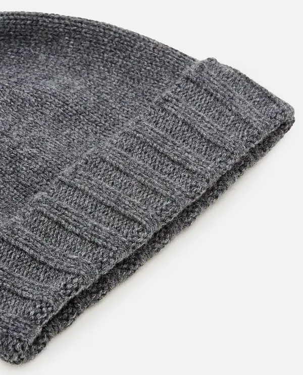 DRUMOHR Ribbed Cap - Grey