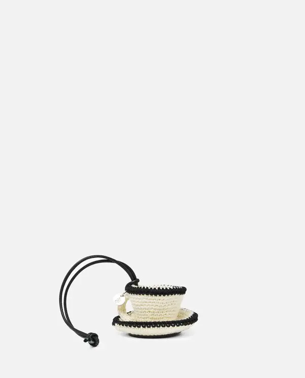 JW Anderson Tea Cup Keychain - White