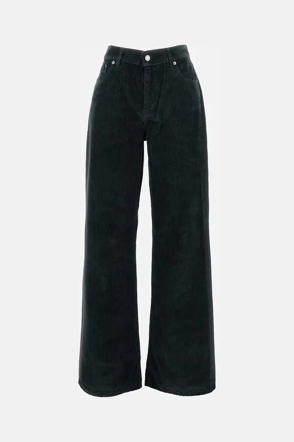 HAIKURE Korea Ribbed Cotton Jeans