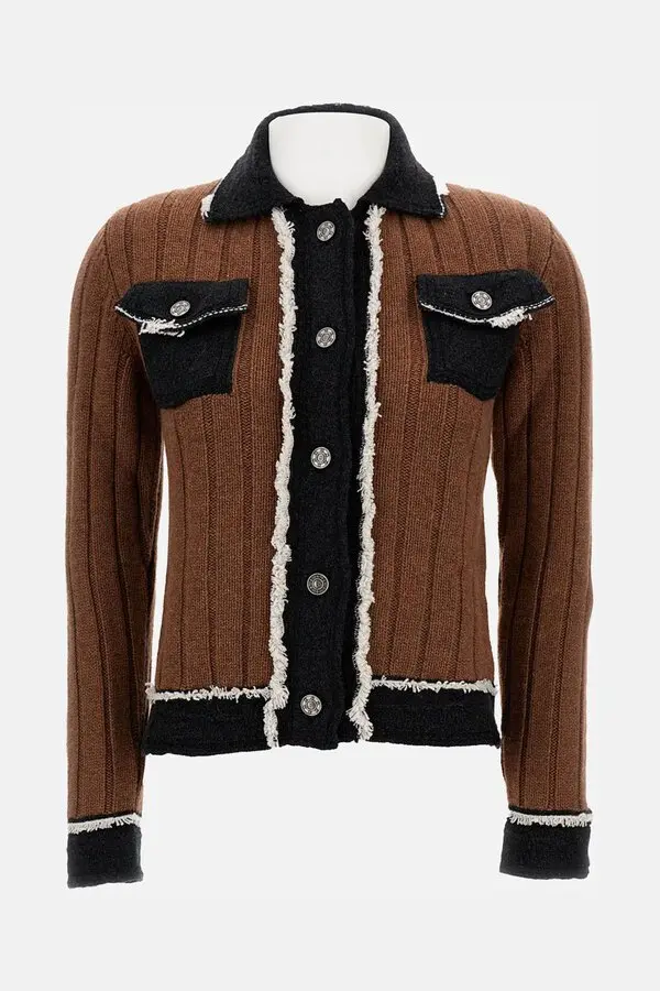 BARRIE Hybrid Denim Jacket - Multicolore
