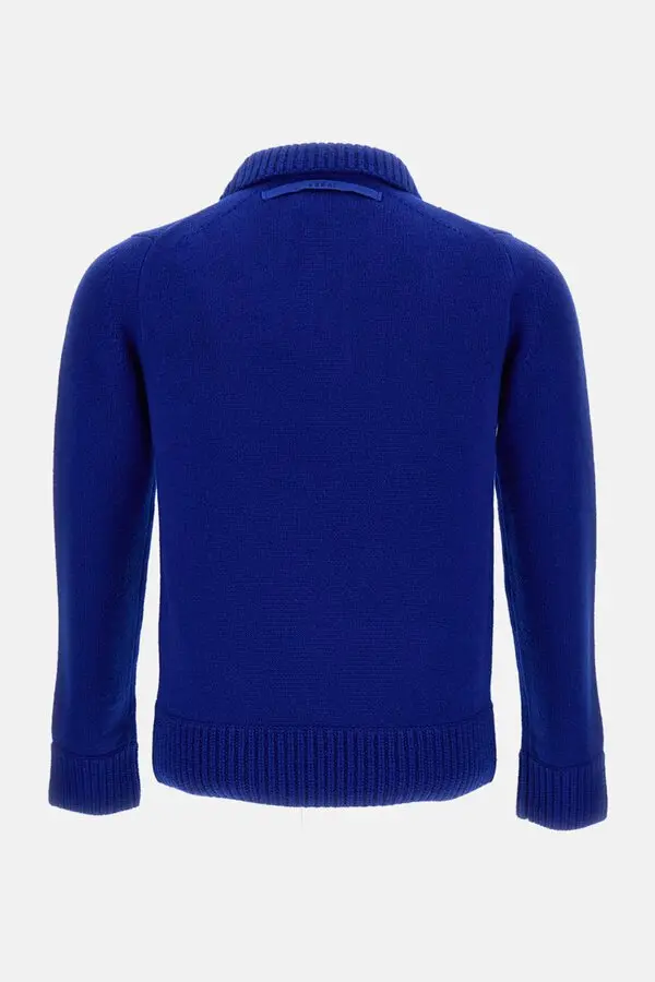 Sacai Wool Pullover - Blue