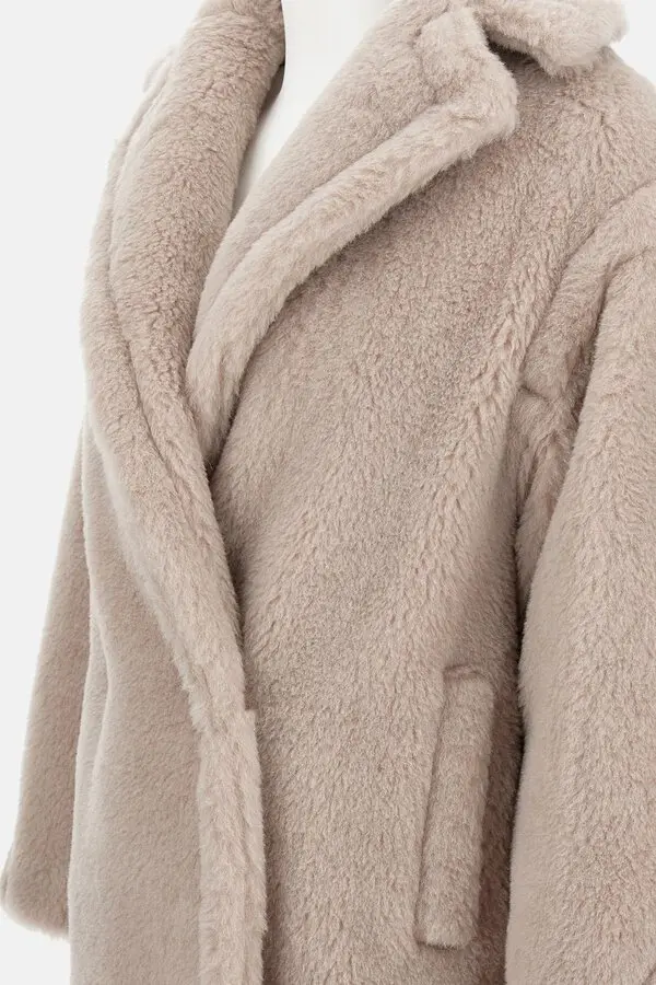 Max Mara Olga Short Teddy Coat - Beige