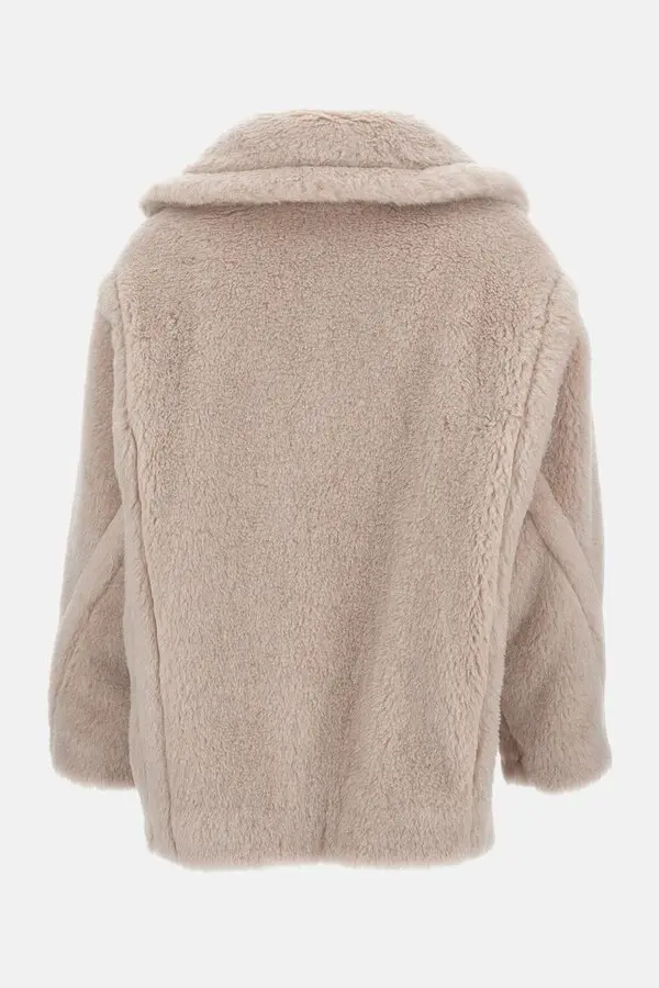 Max Mara Olga Short Teddy Coat - Beige