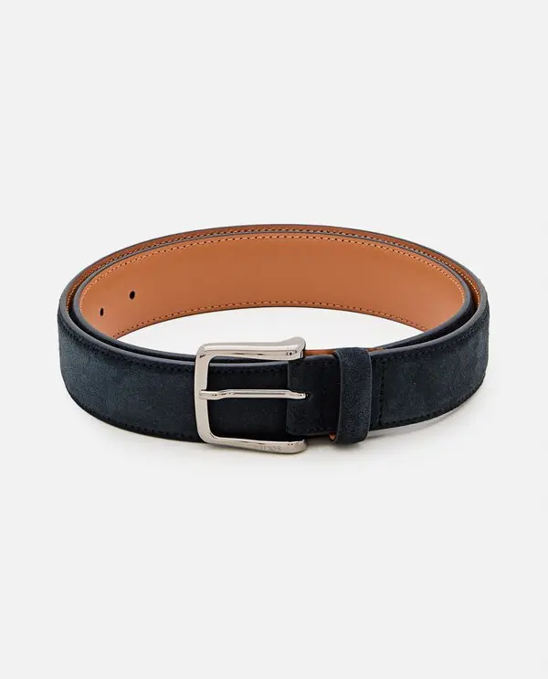 TOD'S Suede Belt - Blue