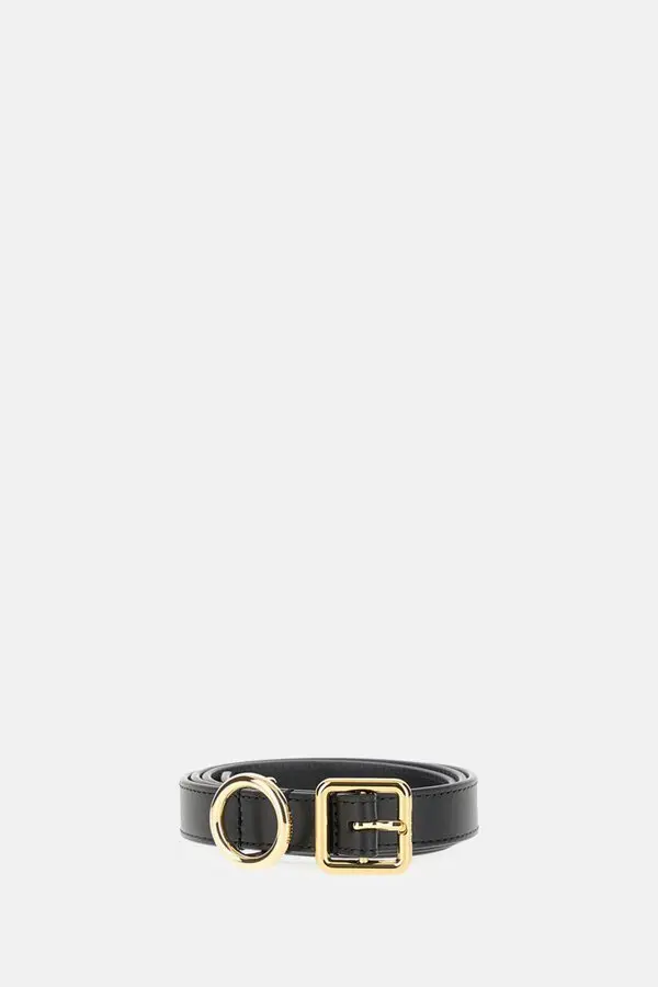 Jacquemus Regalo Leather Belt - Black