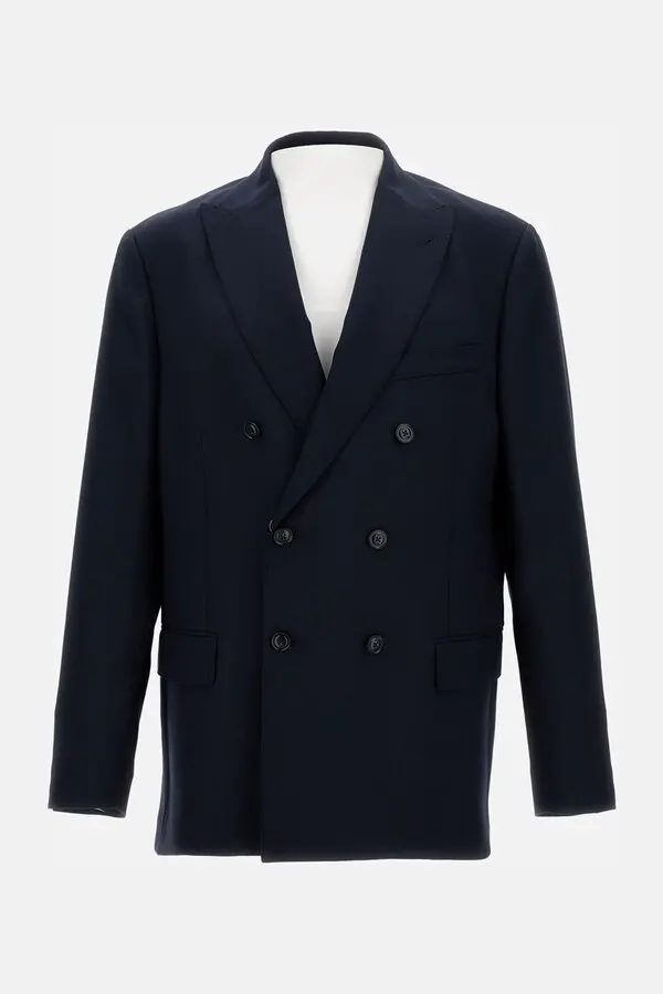 FAY Double-breasted Travel Wrinkle-resistant Blazer