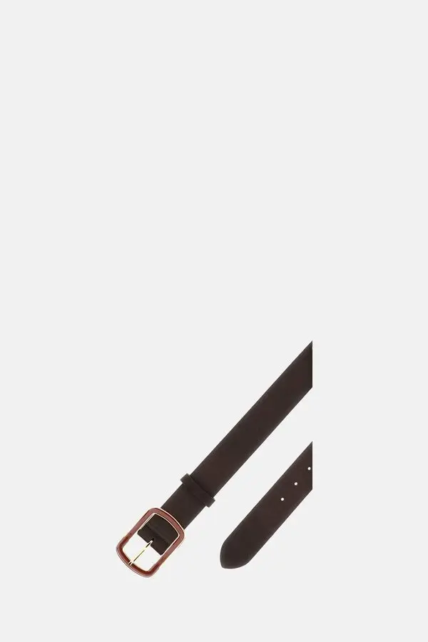 BAX LAB Patent Leather Belt - Brown