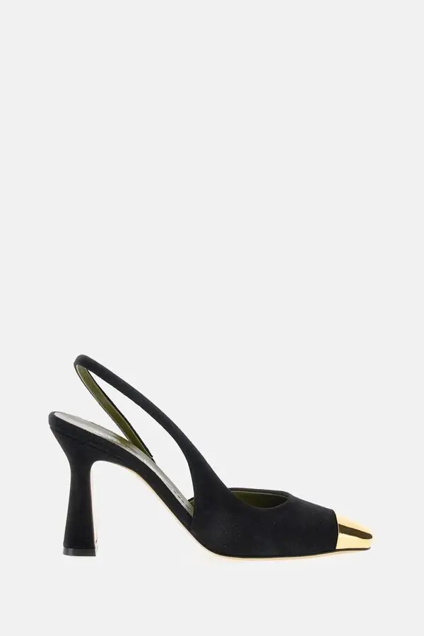 MARIA LUCA Eleonora Slingback With Gold Tip Detail