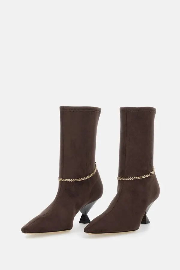 MARIA LUCA Nausica Stretch Boot - Marrone