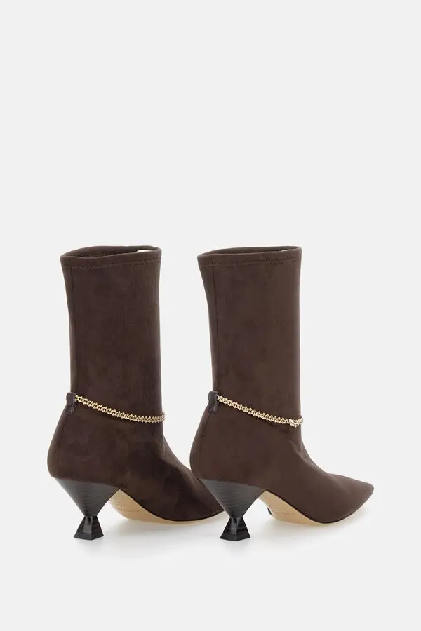 MARIA LUCA Nausica Stretch Boot - Marrone