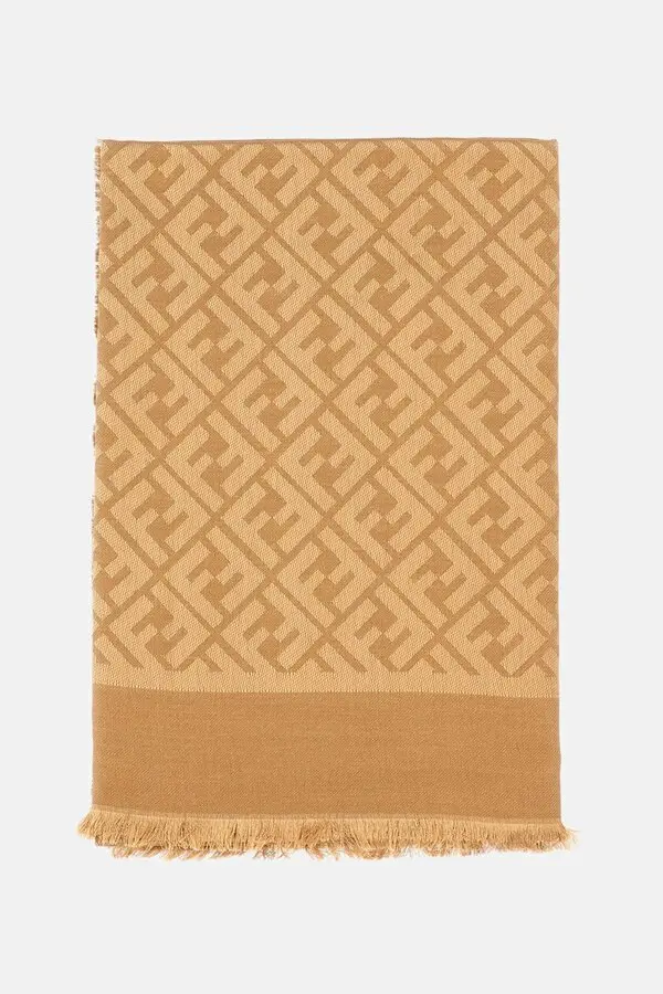 Fendi Ff Shawl - Beige