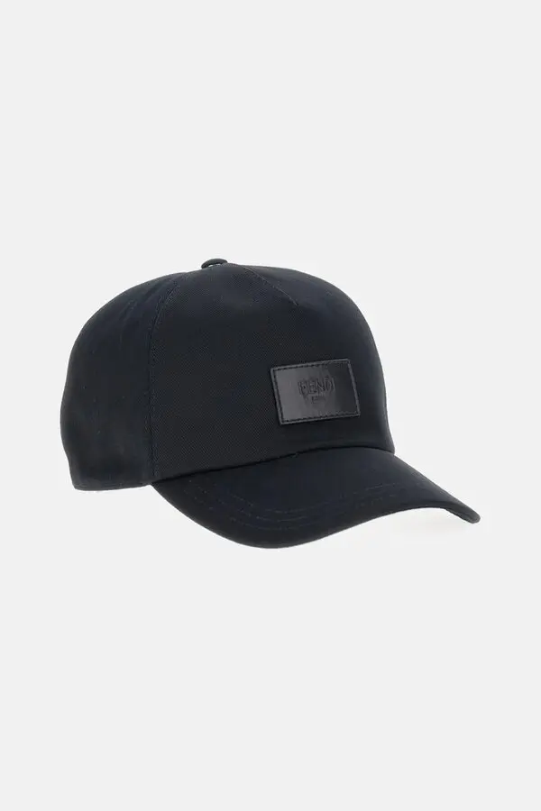 Fendi Cotton Cap - Black