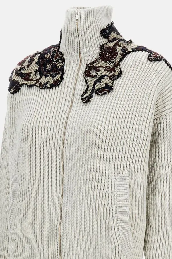 DURAZZI MILANO Knit Bomber Jacket - Multicolor