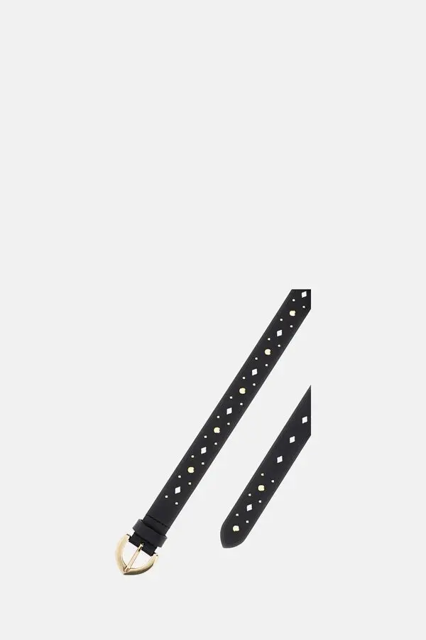 BAX LAB Leather Belt - Nero
