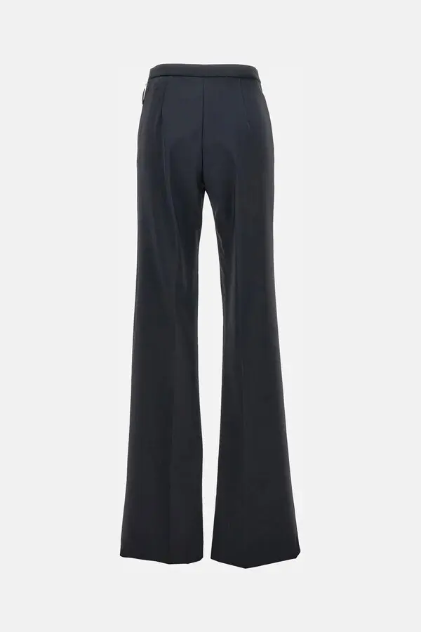 Elisabetta Franchi Wide-leg Trousers - Black