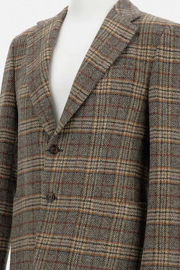 FAY Overcheck Wool Jacket