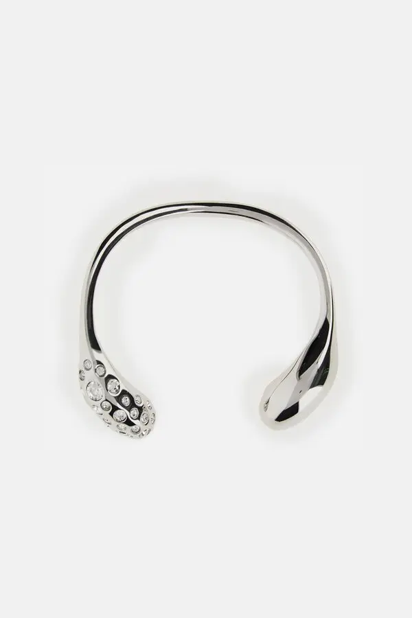 Marni Crystals Embellished Bracelet - Silver