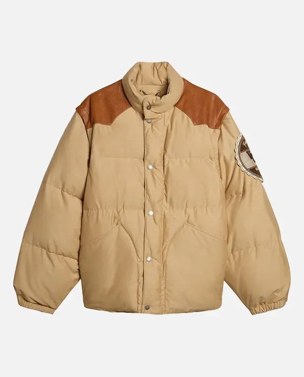 GOLDEN GOOSE Journey Down Jacket - Beige