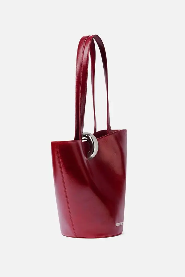 Jacquemus Le Chouchou Collection Le Dolis Moyen Bucket Bag - Red