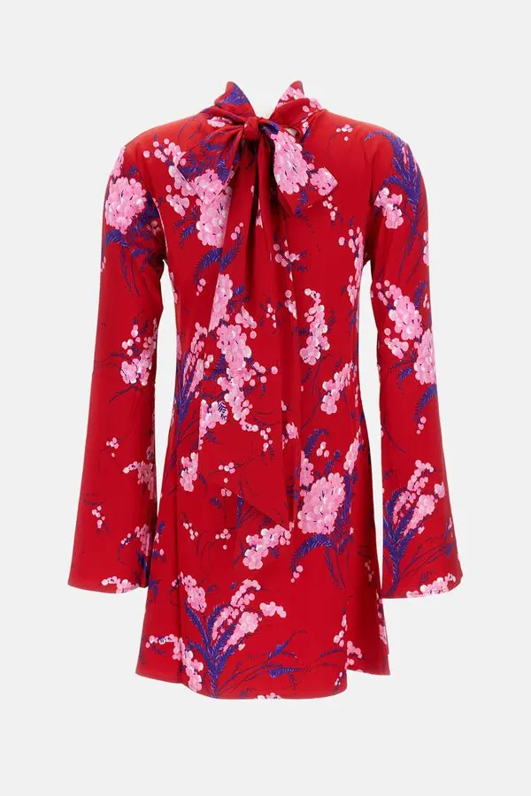 DES_PHEMMES Mini Printed Dress