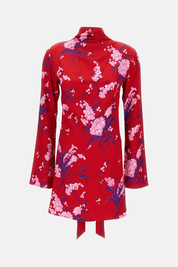 DES_PHEMMES Mini Printed Dress