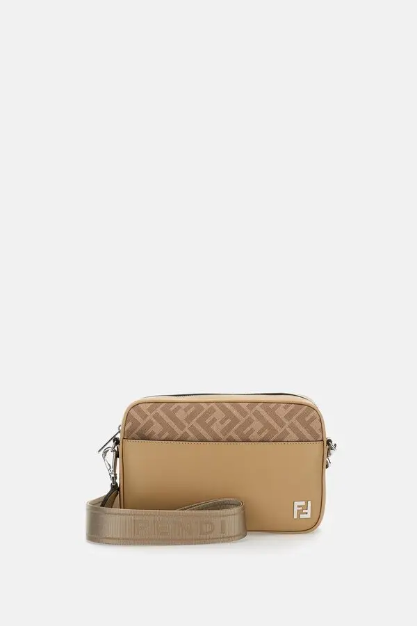 Fendi Camera Case Squared Ff - Beige